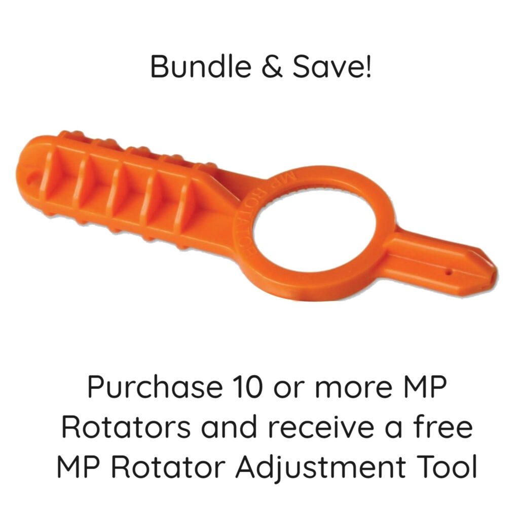 Hunter MP Rotator MP3000 90°-210°Arc, 22′-30′ Radius SprinklerHUT.com